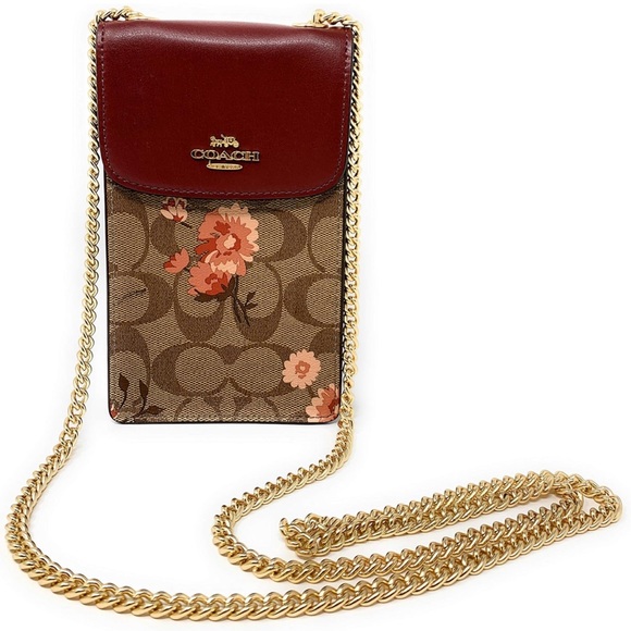 Coach | Bags | Coach Phone Crossbody In Signature Canvas W Prairie ...